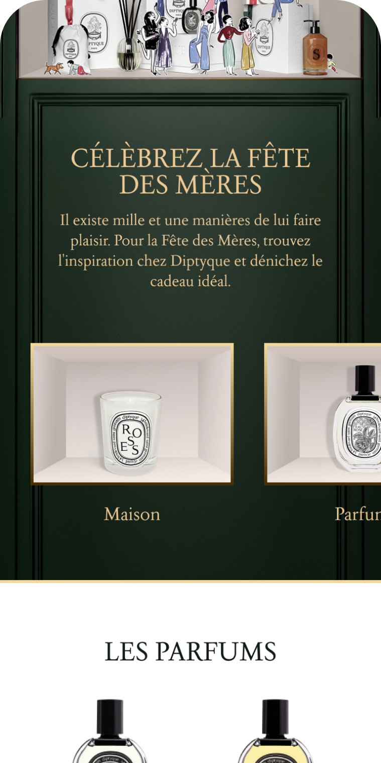 DIPTYQUE | Web Design | 2023 - Agathe Ravier
